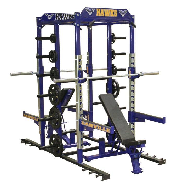 P- 200 Premium Double Half Rack Plus – DIAMOND FITNESS SYSTEMS